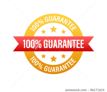 100 guarantee sign, label. Guaranteed tags....-插圖素材 [96271824] - PIXTA圖庫