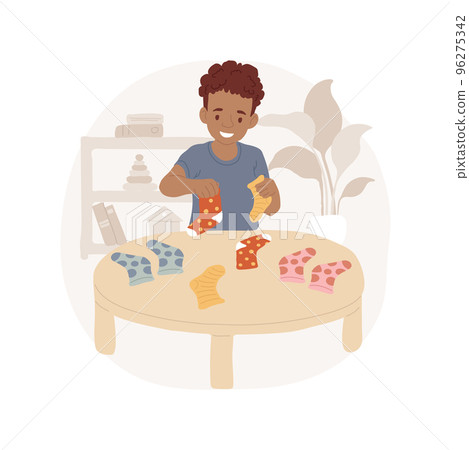 Matching pairs isolated cartoon vector... - Stock Illustration ...