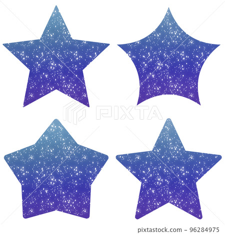 Glittering cosmic star pattern 4 types - Stock Illustration [96284975 ...