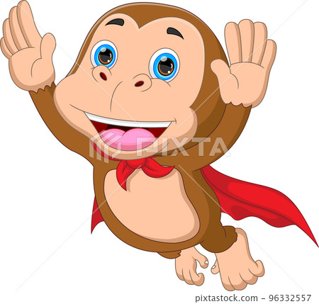 Laughing Cartoon Monkey
