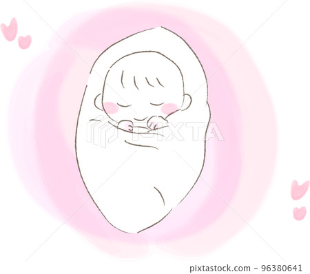 A baby is born Receiving image 1 - Stock Illustration [96380641] - PIXTA