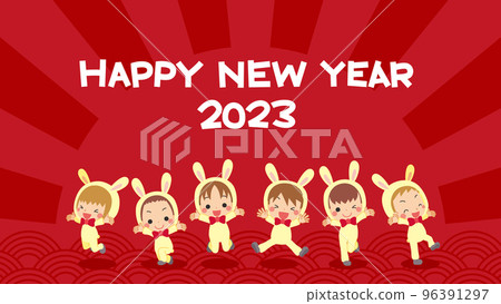 Illustration of cute little children wearing... - Stock Illustration ...