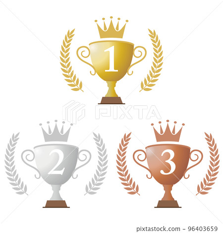 Trophy ranking icon material - Stock Illustration [96403659] - PIXTA