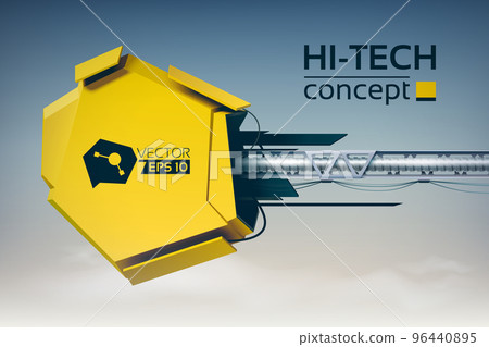 Digital Futuristic Design Concept-插圖素材 [96440895] - PIXTA圖庫