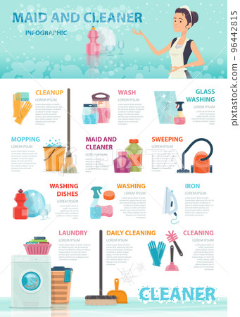 Cleaning Infographic Concept - Stock Illustration [96442815] - PIXTA