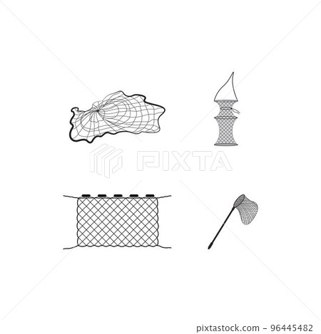fishing net icon - Stock Illustration [96445482] - PIXTA