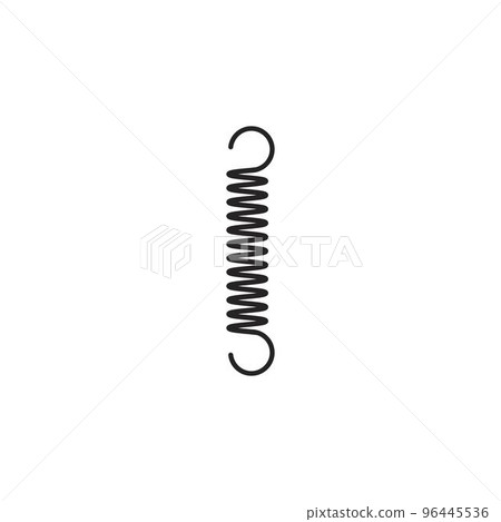 metal spring vector icon - Stock Illustration [96445536] - PIXTA