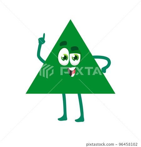 Triangle Face Memes Premium Vector | Big Set Of Various Geometric