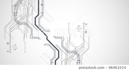 Abstract horizontal technology background.... - Stock Illustration ...
