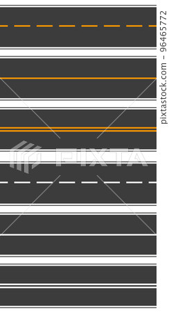 Straight Road Top View