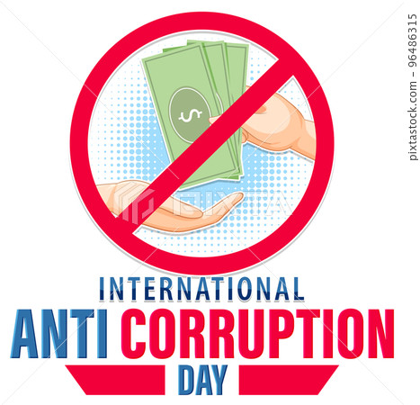 International Anti Corruption Day Poster Design - Stock Illustration ...