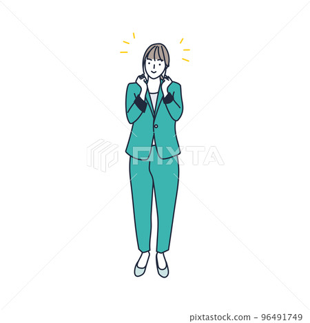 I will do my best! Illustration material of a... - Stock Illustration ...