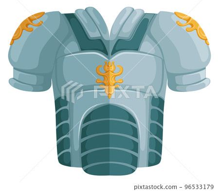 Cartoon Medieval Knight Armor