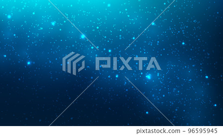 Abstract blue space cosmos background with... - Stock Illustration ...