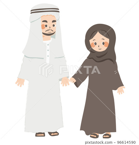 qatar national dress - Stock Illustration [96614590] - PIXTA
