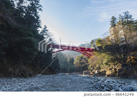 Showa Bridge, Okutama Hikawa Valley, Tokyo - Stock Photo [96641249] - PIXTA