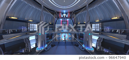Scenery inside the spacecraft - Stock Illustration [96647940] - PIXTA