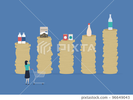 Food is too expensive to buy! illustration... - Stock Illustration ...