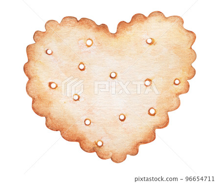 Watercolor painting of cookie. - Stock Illustration [96654711] - PIXTA