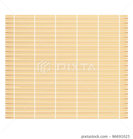 Bamboo mat for sushi on a white background.... - Stock Illustration ...