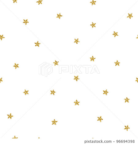 Star seamless glitter vector pattern - Stock Illustration [96694398 ...