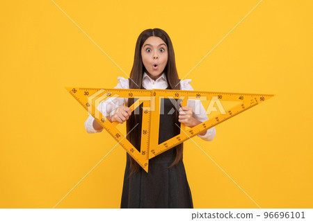 Yellow School Ruler