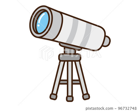 Cute telescope illustration material - Stock Illustration [96732748 ...