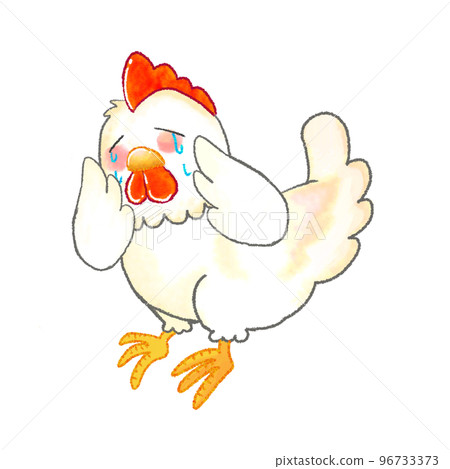 crying chicken - Stock Illustration [96733373] - PIXTA