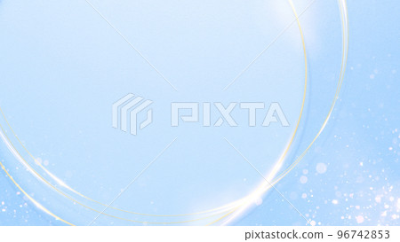 refreshing blue background material - Stock Illustration [96742853] - PIXTA