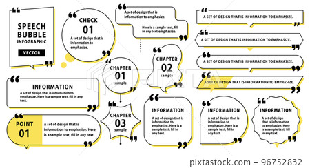Emphasizing speech bubble info design vector... - Stock Illustration ...