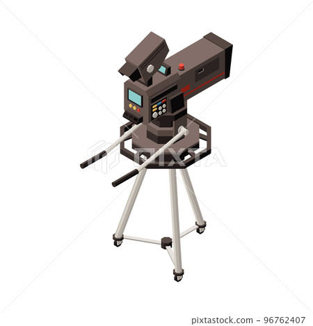 Isometric Camera Illustration - Stock Illustration [96762407] - PIXTA