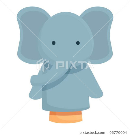 Puppet elephant icon cartoon vector. Show...-插圖素材 [96770004] - PIXTA圖庫