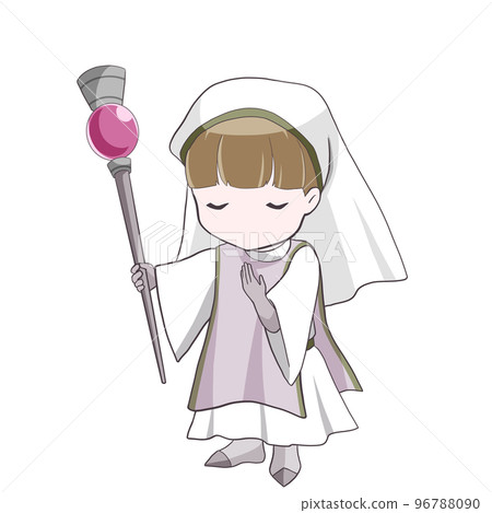 RPG Priest - Stock Illustration [96788090] - PIXTA