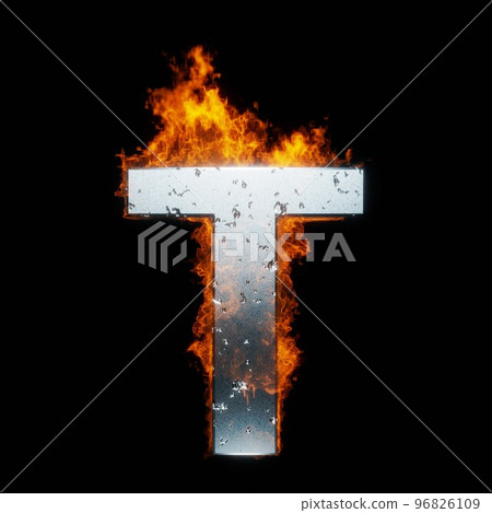 Alphabet T In Fire Capital T Fire Alphabet Letters Icon Design 8490519