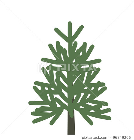 green conifer icon - Stock Illustration [96849206] - PIXTA