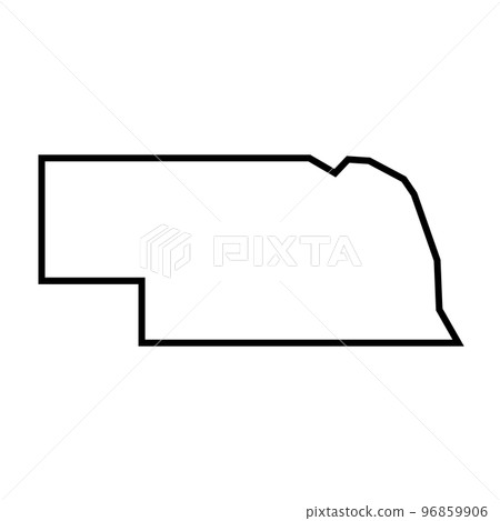 Nebraska State Outline Printable Nebraska State Map And Outline