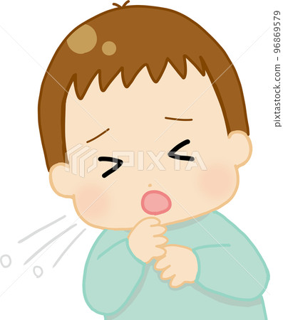 Baby coughing - Stock Illustration [96869579] - PIXTA