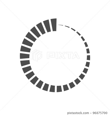 Download sign. Load icon. Data load. Loading bar - Stock Illustration [96875700] - PIXTA
