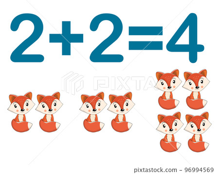 Addition components. Mathematical formula... - Stock Illustration ...