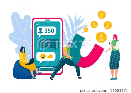 SMM strategies concept vector illustration.... - Stock Illustration ...