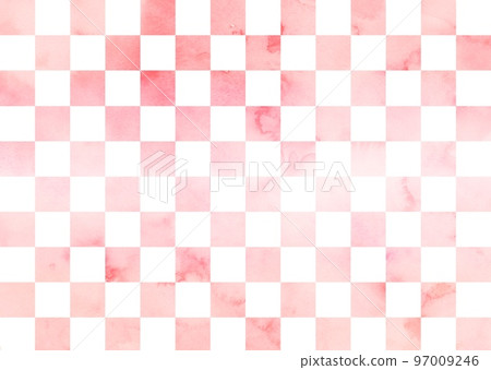 Watercolor style checkered background - Stock Illustration [97009246 ...
