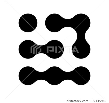 Integration Symbol With Black Background