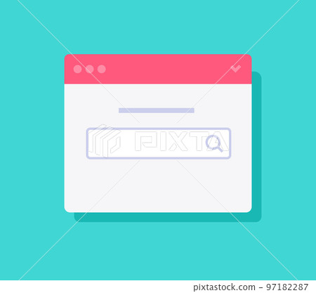 Search and seo internet web browser icon vector... - Stock Illustration ...