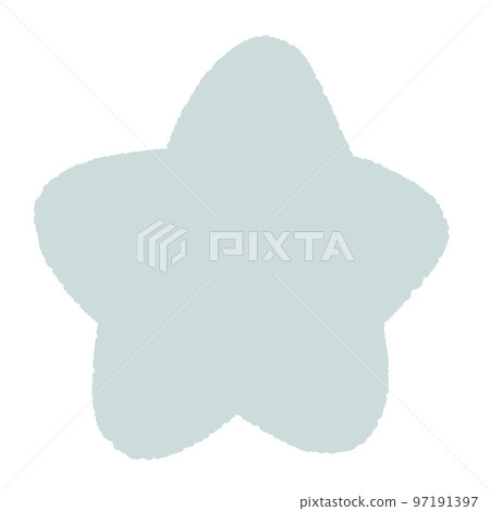 Dull color simple handwritten star - Stock Illustration [97191397] - PIXTA