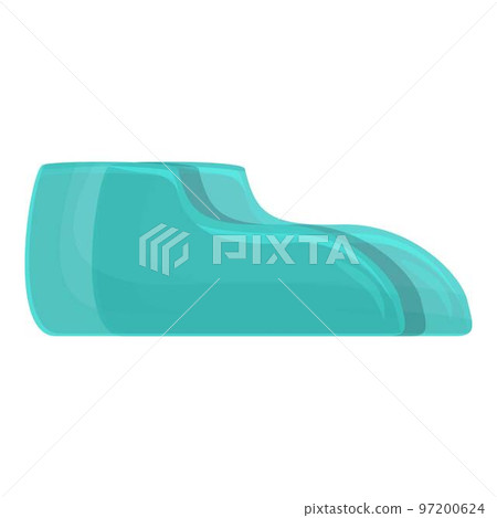 Wear shoe cover icon cartoon vector. Boot foot.... - Stock Illustration ...