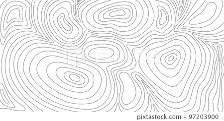 Topographic map sketch. Hand drawn landscape... - Stock Illustration ...