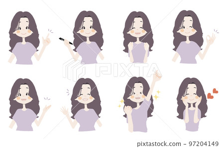 [Recommended, holding a pen, guts, OK, please,... - Stock Illustration ...