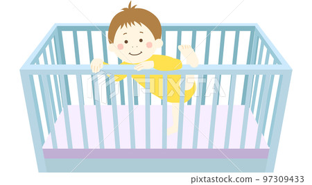 baby falling out of bed - Stock Illustration [97309433] - PIXTA