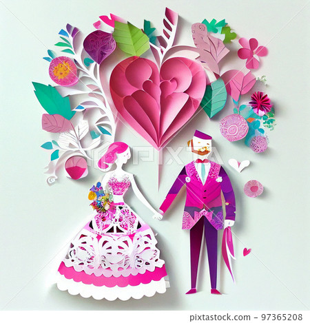 Papercraft wedding | Beachweddingtips.com