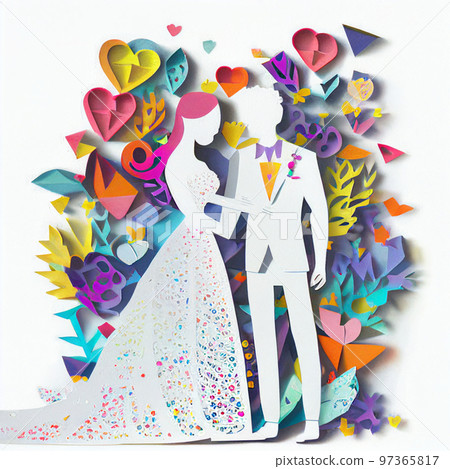 Papercraft wedding | Beachweddingtips.com